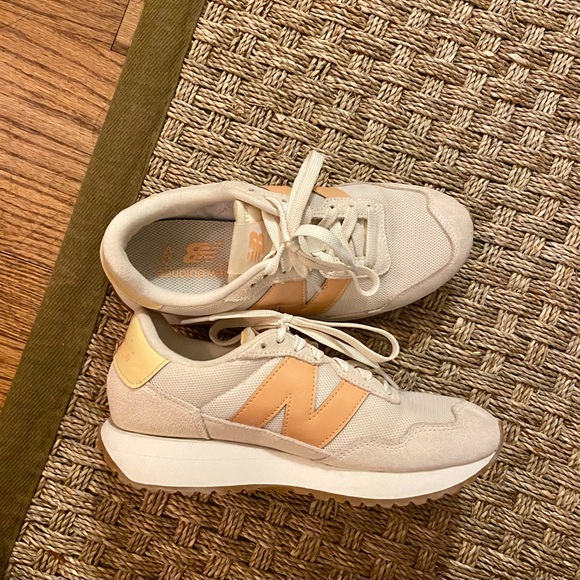 New Balance | Shoes | New Balance Cream Sneakers Retroinspired Suede ...
